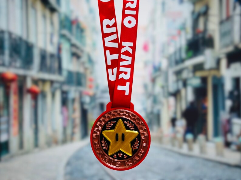 Mario Kart Medals - Etsy