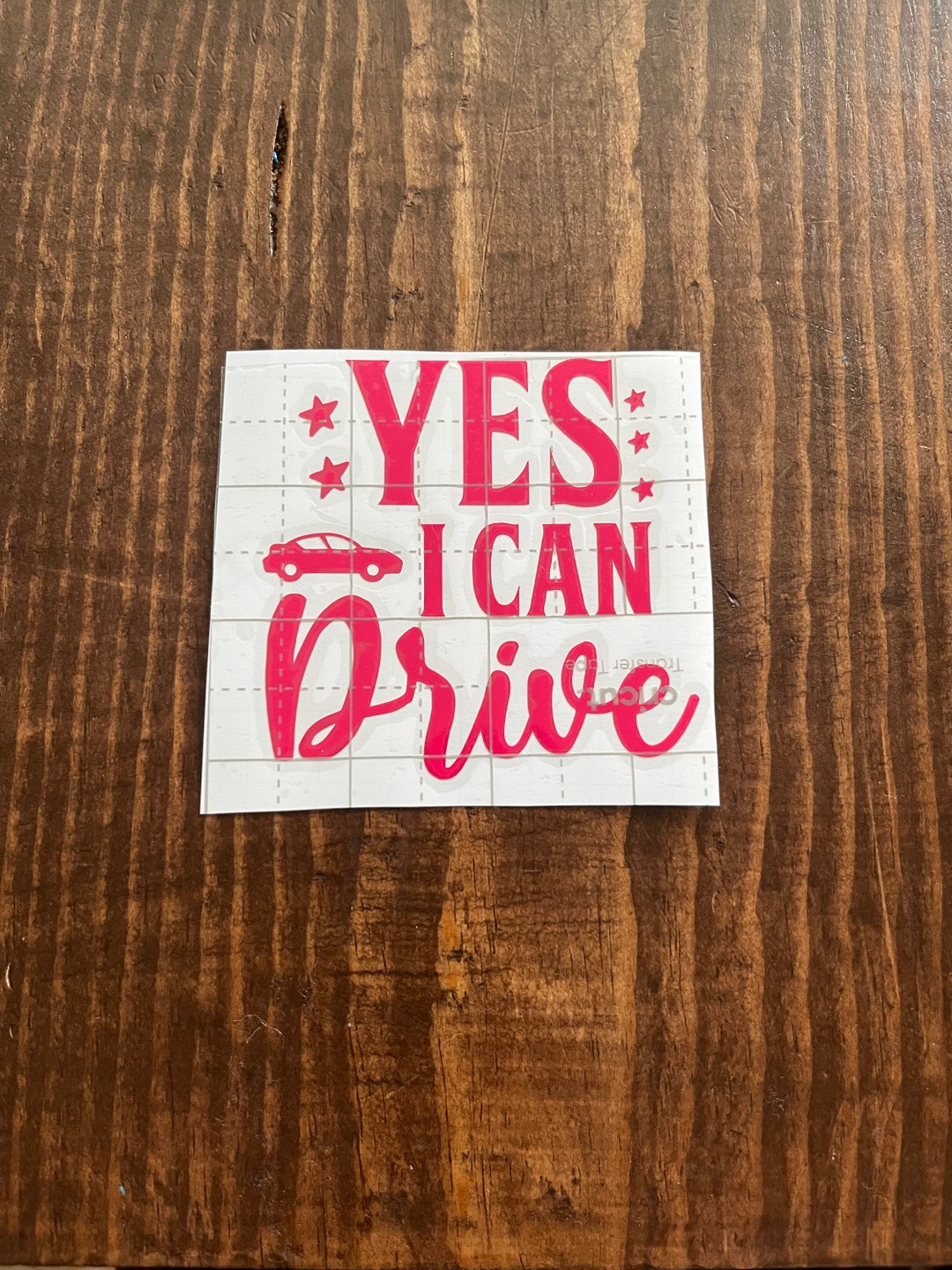 Yes I Can Drive Car Decal - Etsy