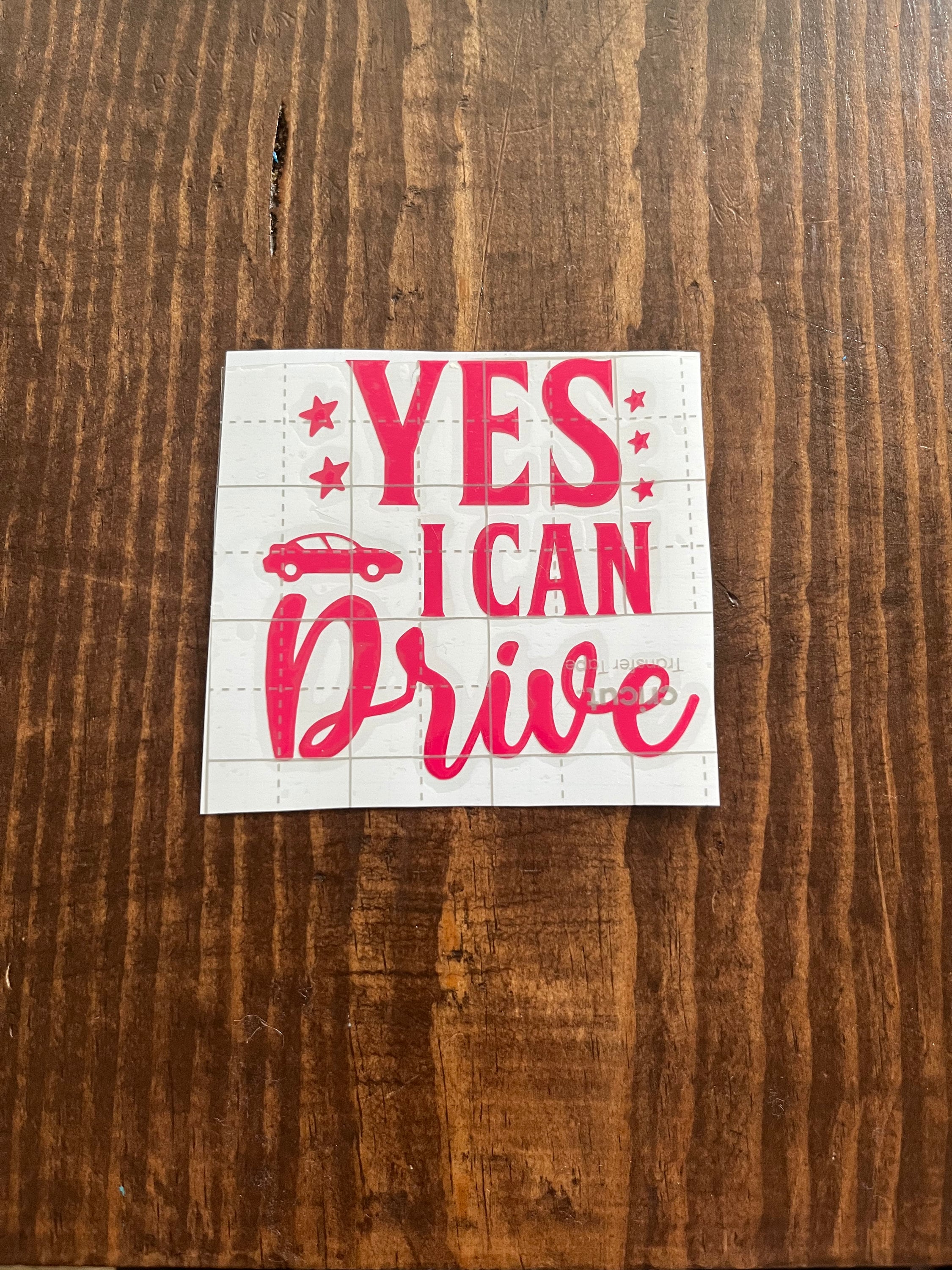 Yes I Can Drive Car Decal - Etsy