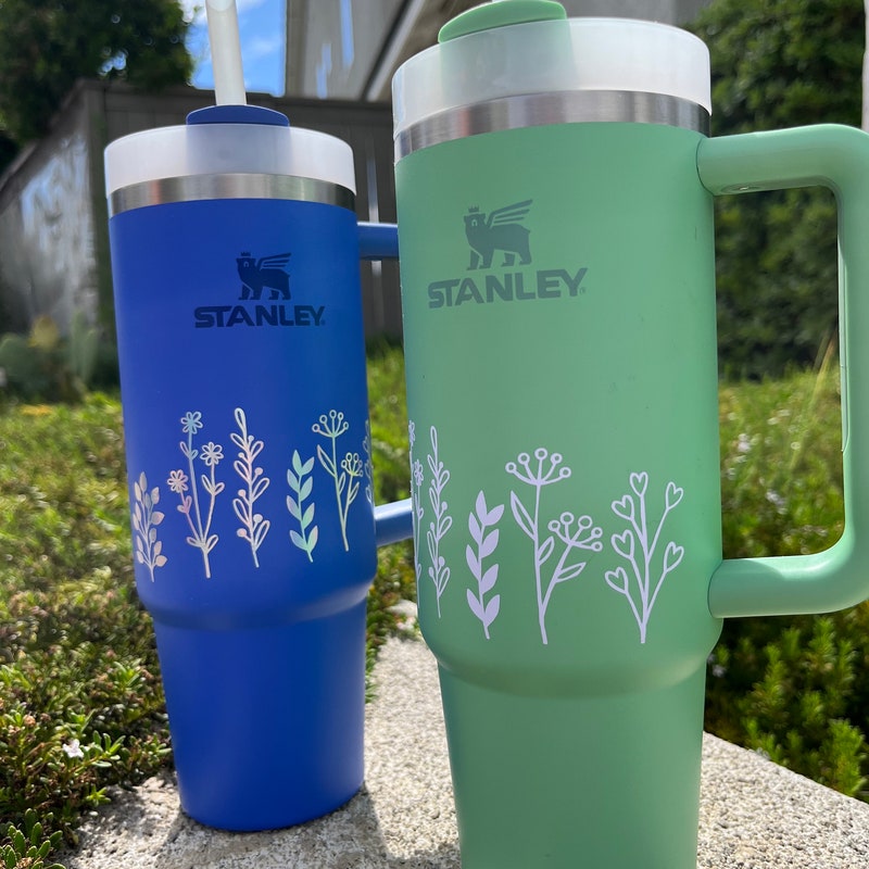 Floral Stanley Cup - Etsy