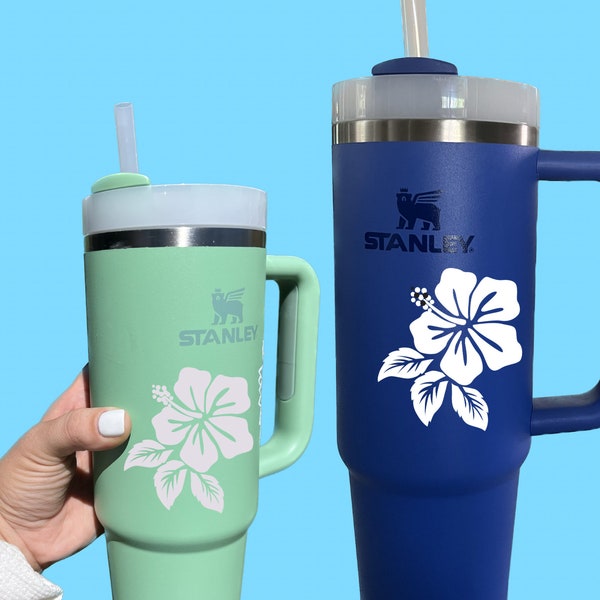 Stanley Cup Floral Sticker - Etsy