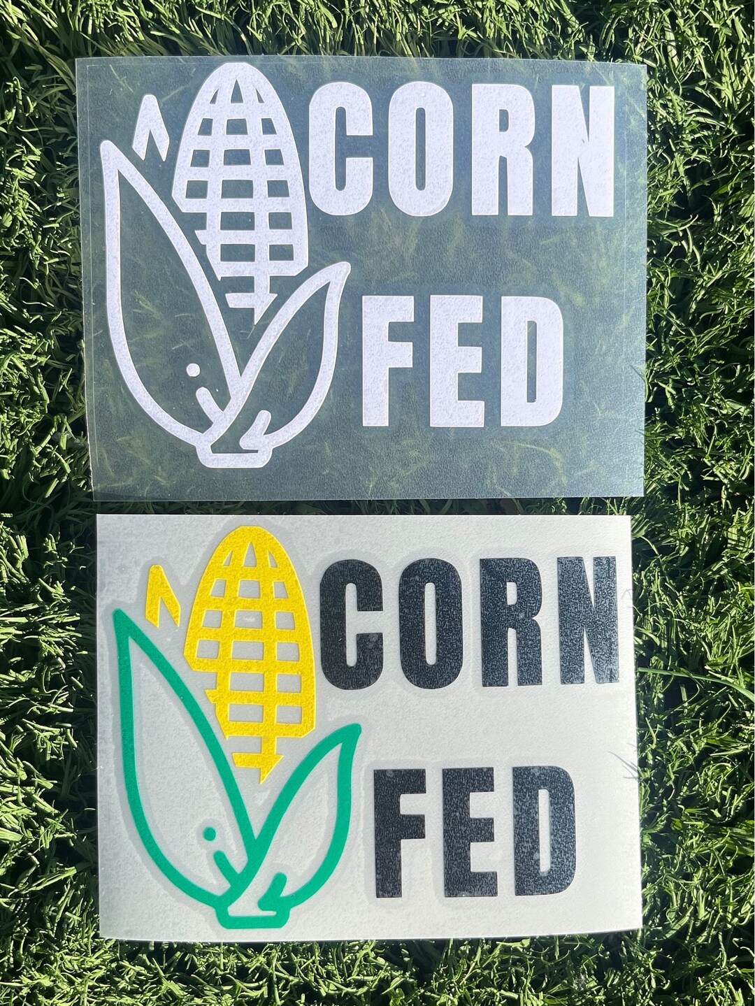 CORN FED E 85 Only Warming Premium Gas Label Decal Sticker for Gas Cap ...