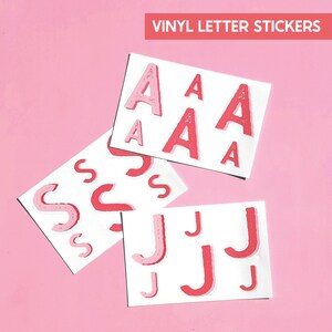 Vinyl Letter Sticker Waterproof Decal DIY Craft Supply Scrapbooking ...