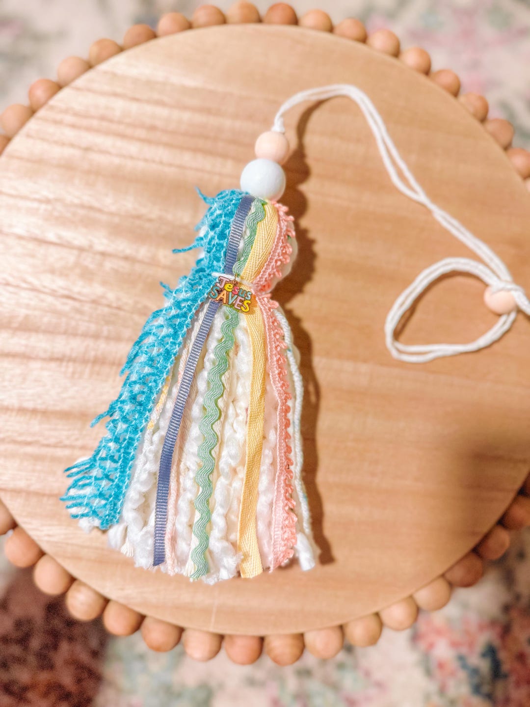 Jesus Saves Pastels Bible Tassel Bible Bookmark - Etsy