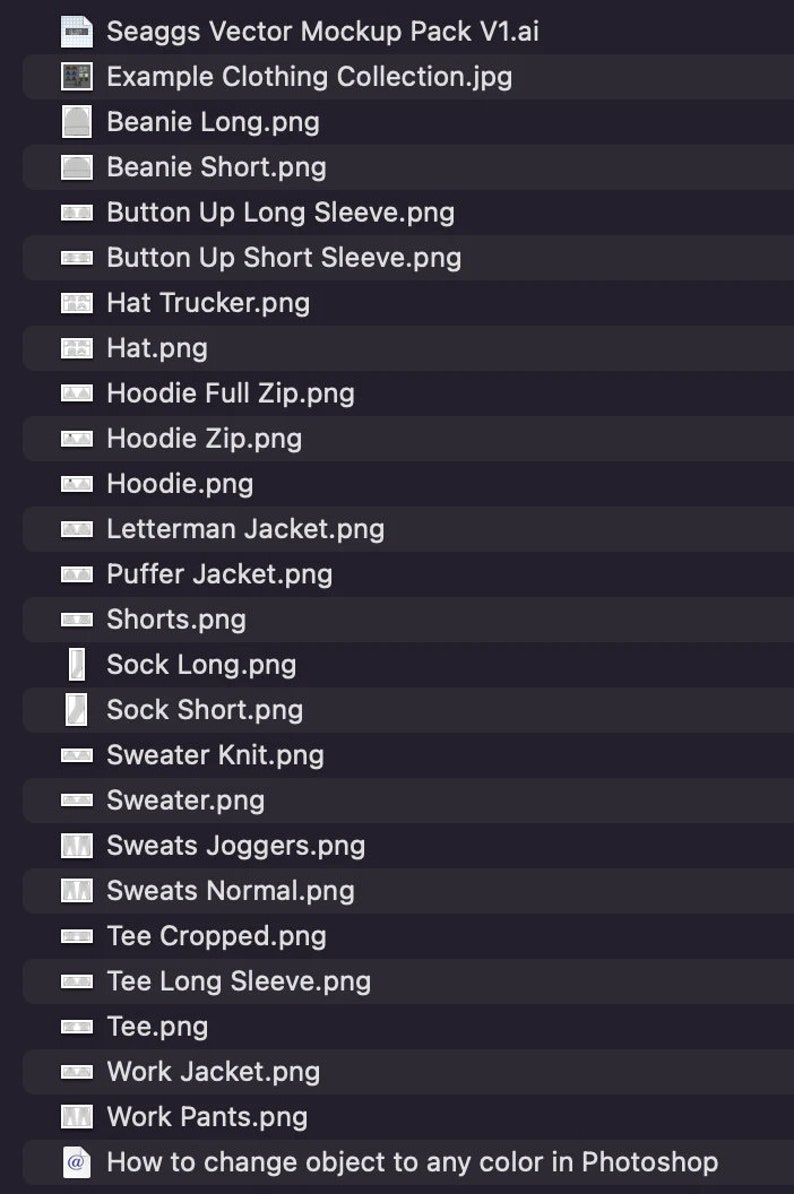 Seaggs VECTOR MOCKUP PACK V2 - Etsy.de