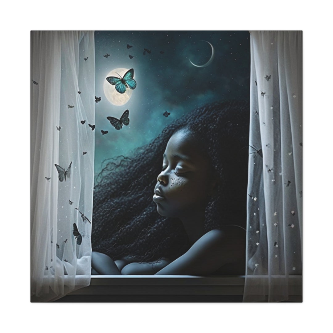 Canvas Soul Sista Black Girl Magic Art Ready to Hang - Etsy