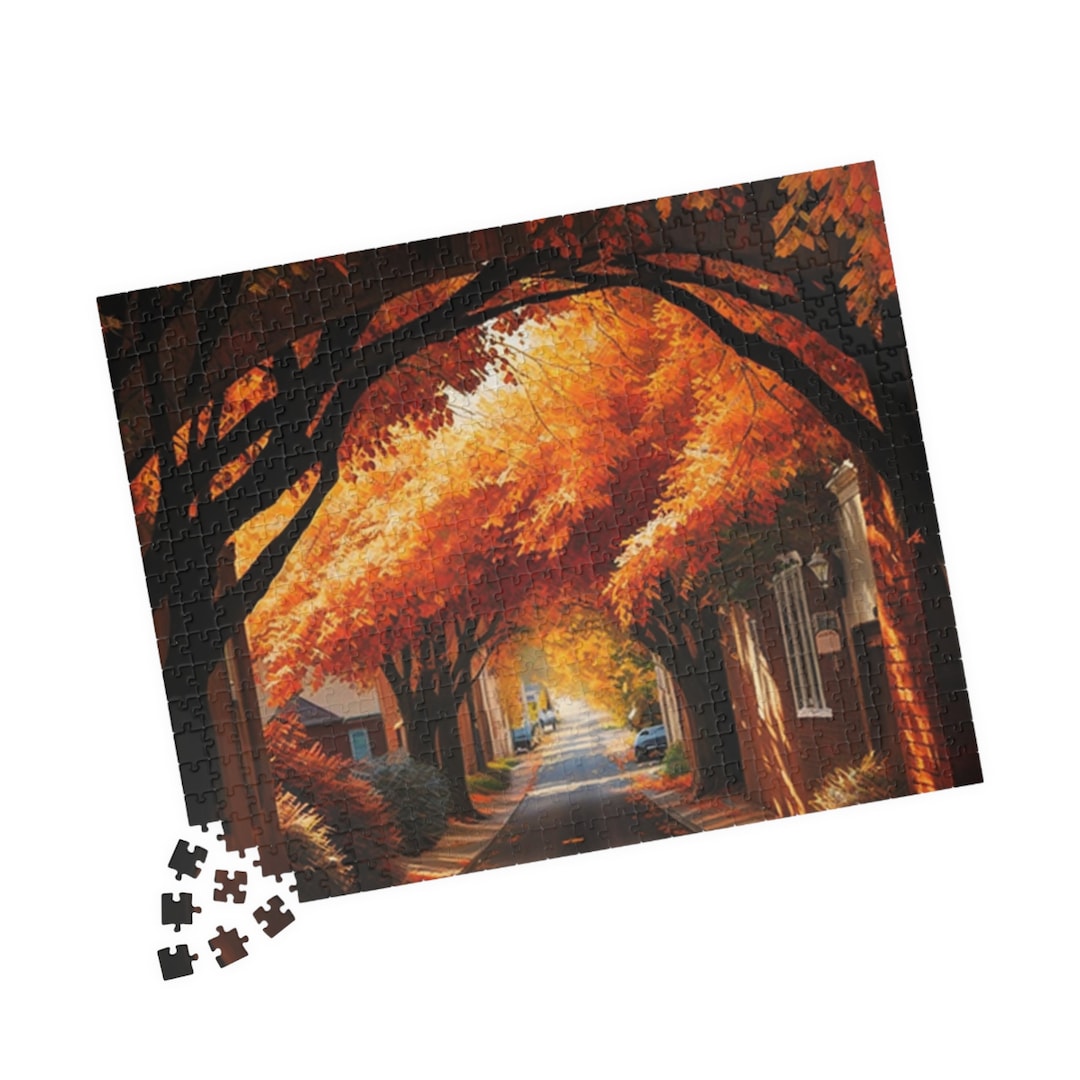 Autumn Fall Jigsaw Puzzle - Etsy