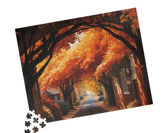 Fall Themed Puzzles Autumn Jigsaw Puzzle 252 Piece or 520 Piece Season ...