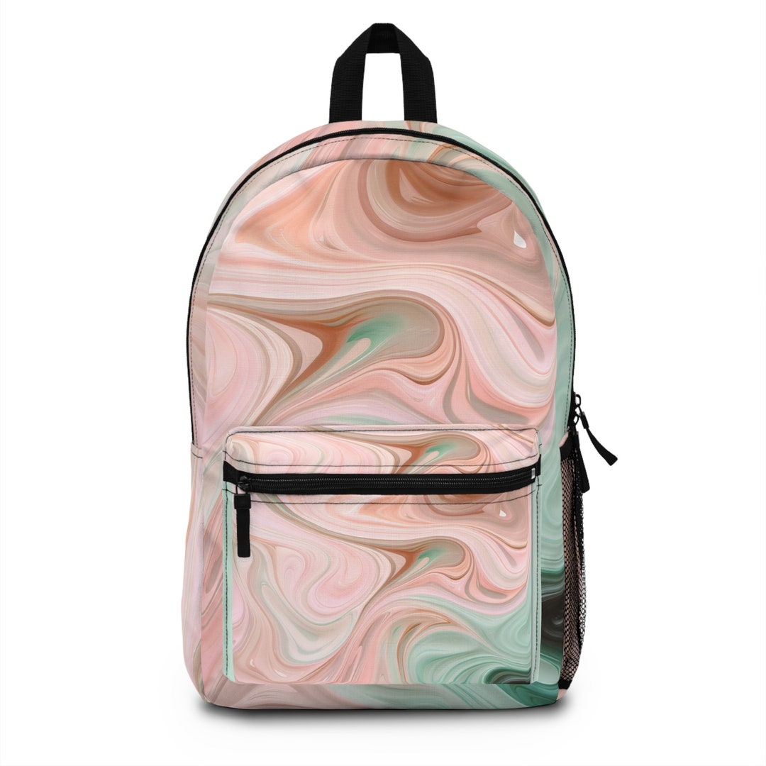 Pink Mint Chocolate Backpack - Etsy