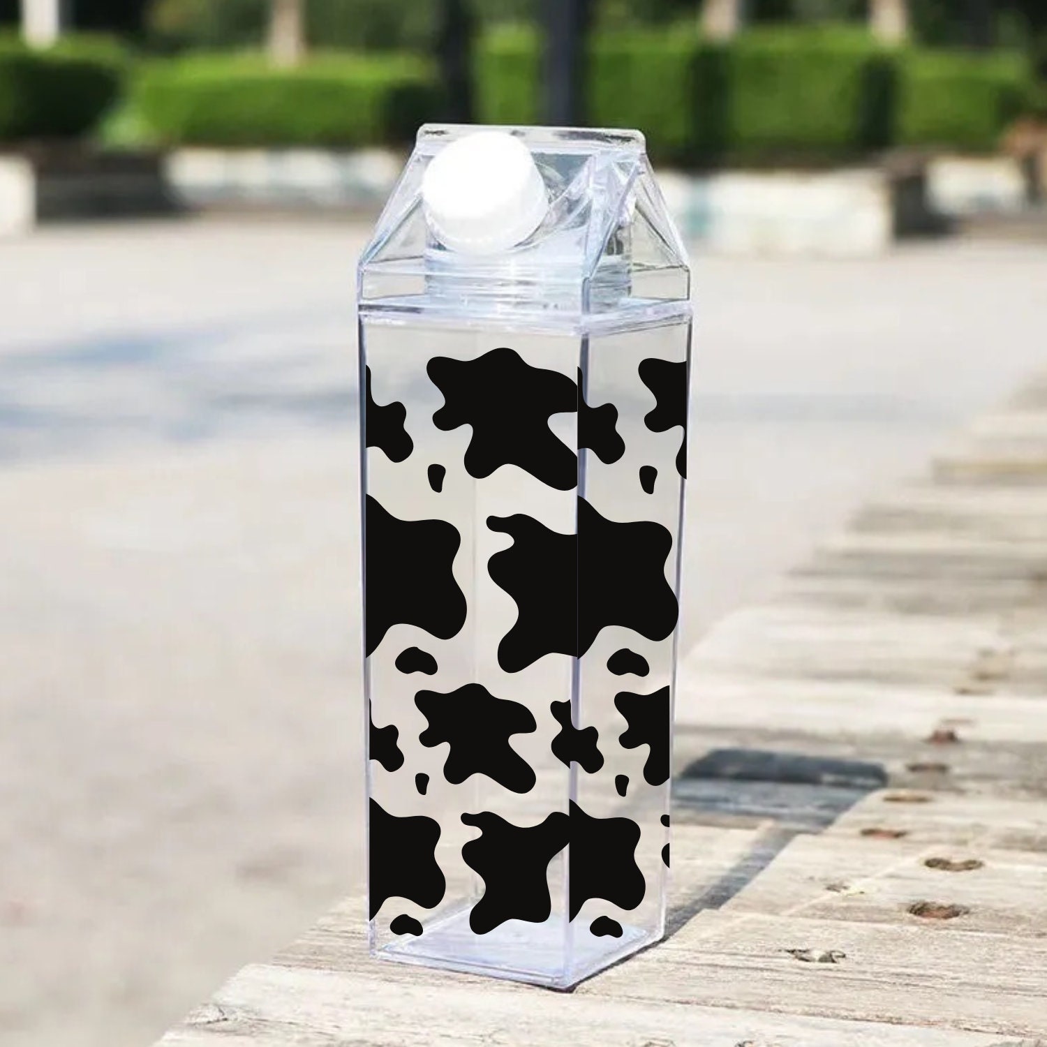 Cow Print Milk Carton, Milk Carton, Cow Print Designs, 16oz Milk Carton ...