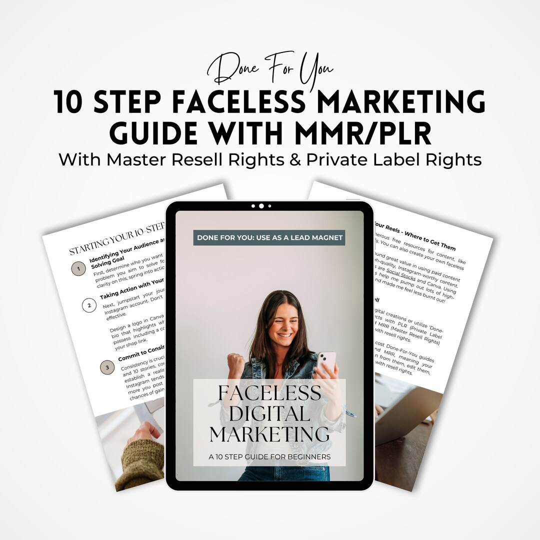 Faceless Digital Marketing | Done for You Guide to Faceless Digital ...