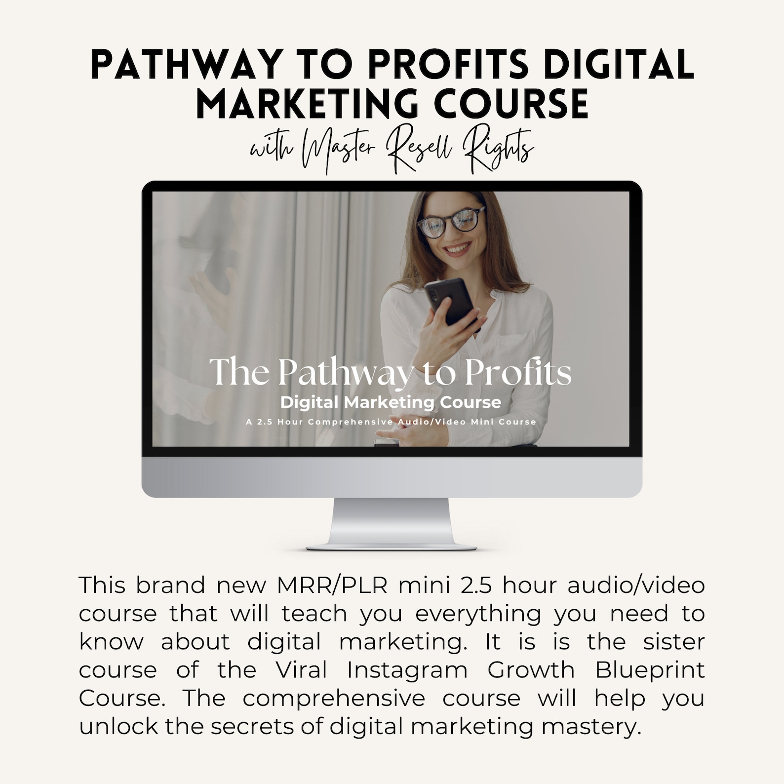 Digital Marketing Course: MRR & PLR Editable Guide (digital Download ...