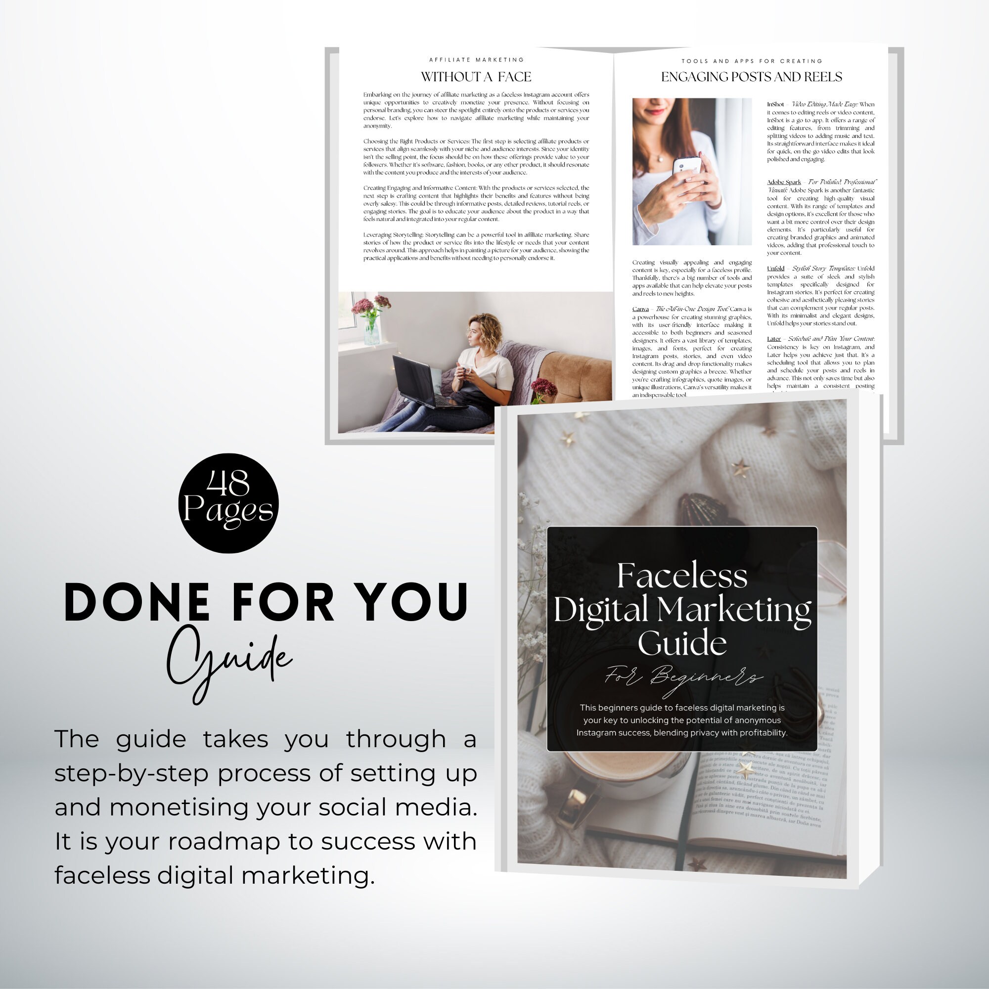 Faceless Digital Marketing Passive Income Master Resell Rights Done For