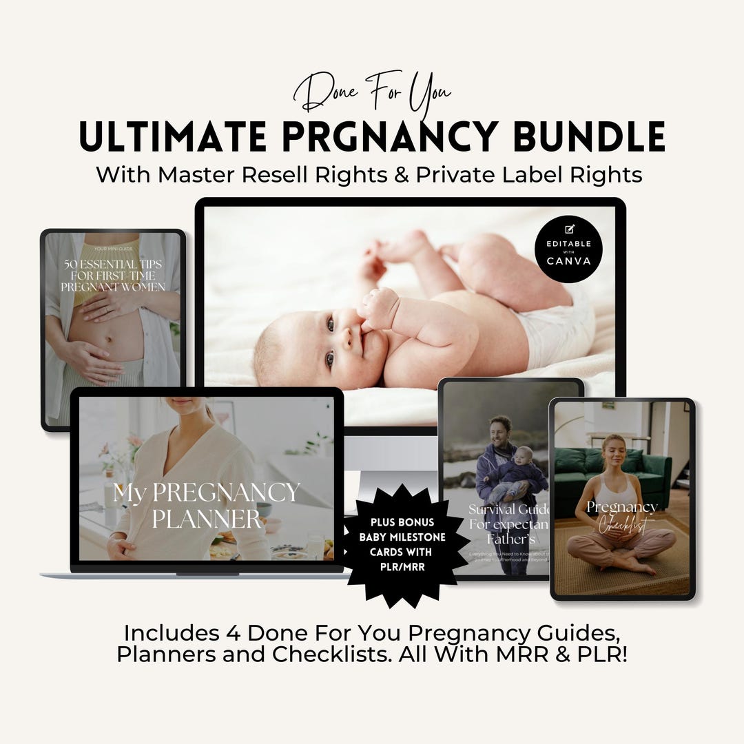 Pregnancy Planner Template. Printable Birth Plan Journal and Checklist ...