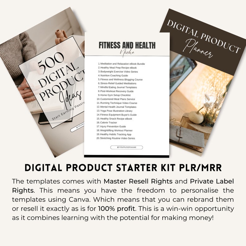 Digital Product Starter Kit With Master Resell Rights (MRR) and Private ...