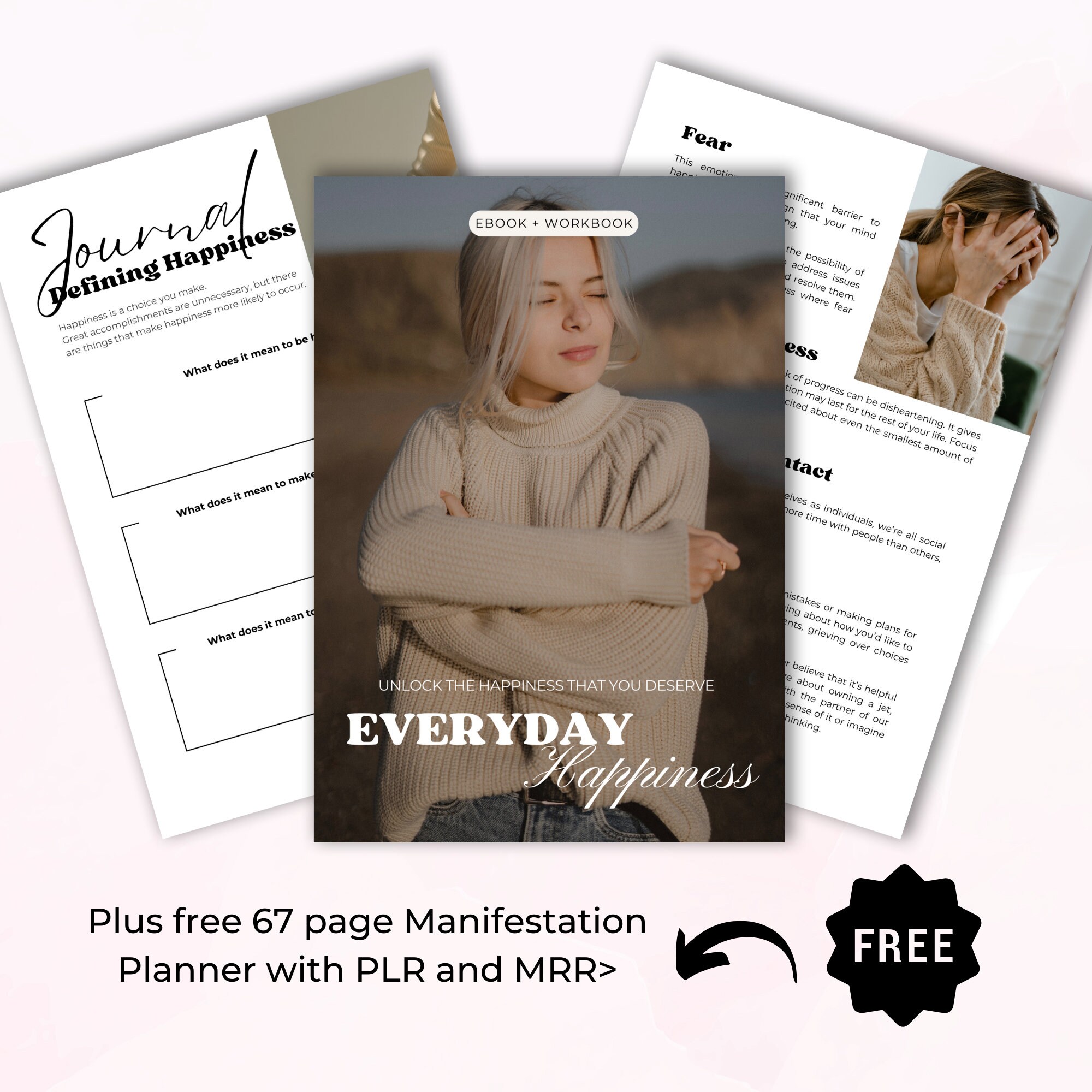 Everyday Happiness Guide With Master Resell Rights Editable PLR Canva ...