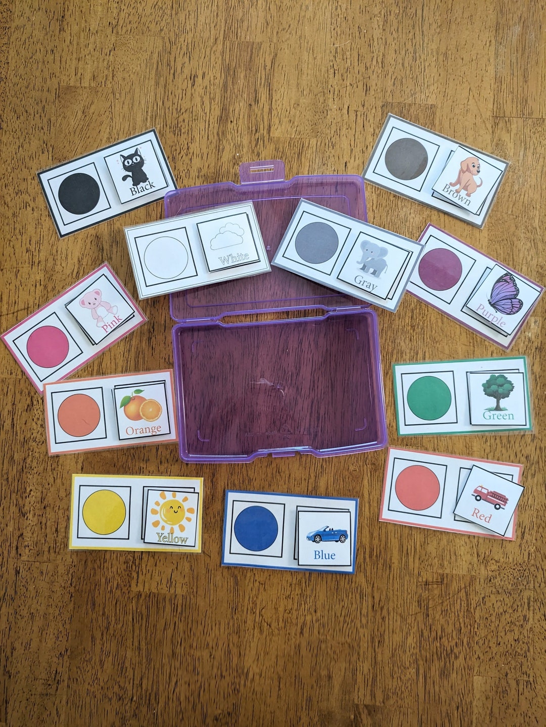 Color Matching Task Box - Etsy