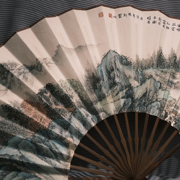 Hand Painted Fan - Etsy