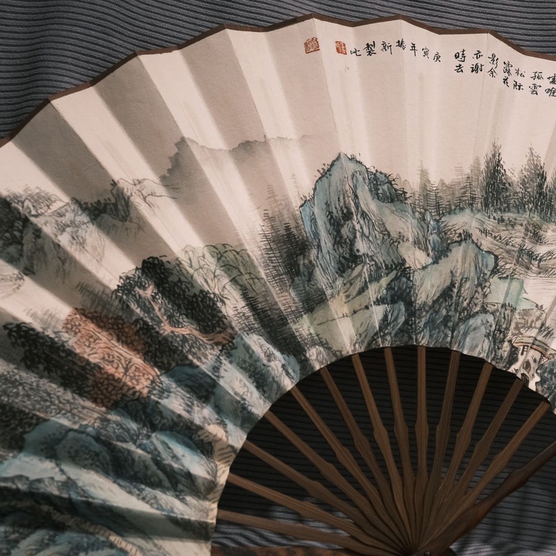 Hand Painted Fan - Etsy