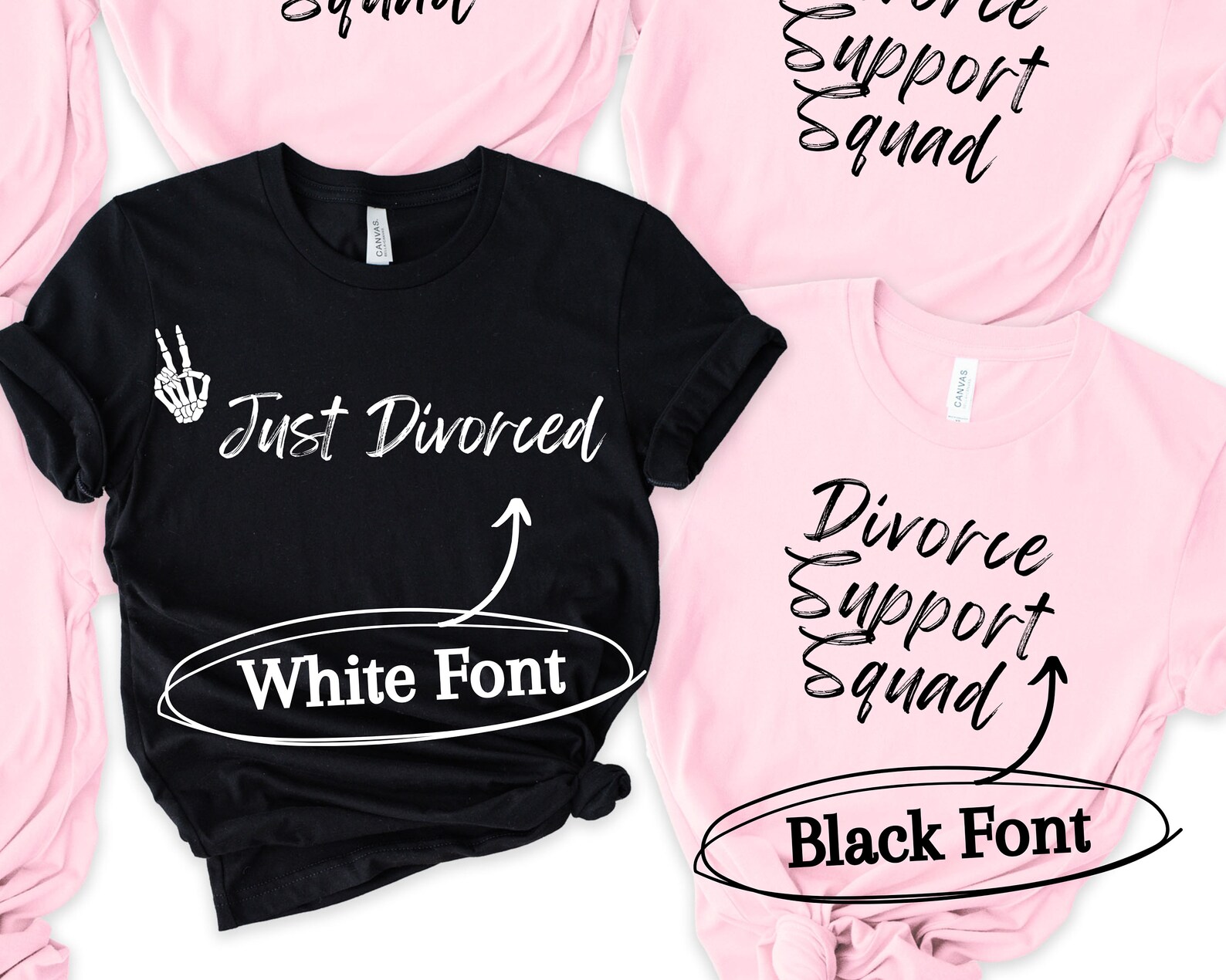 Matching Divorced Party Shirts Just Divorced Tee Funny Divorce Gift ...