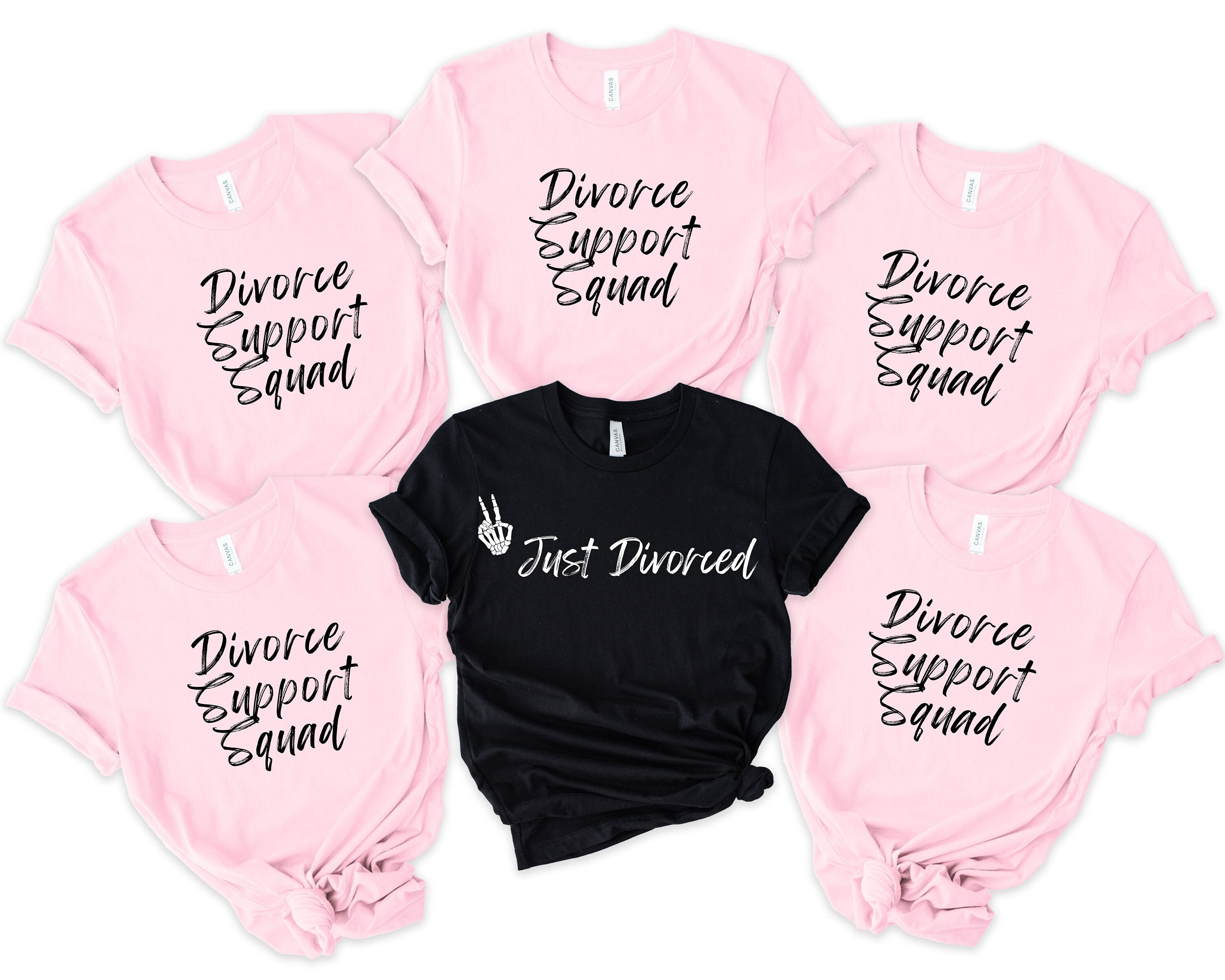 Matching Divorced Party Shirts Just Divorced Tee Funny Divorce Gift ...