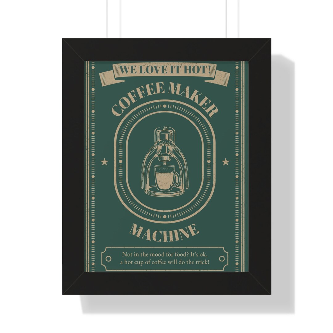 Coffee Shop Poster - Etsy