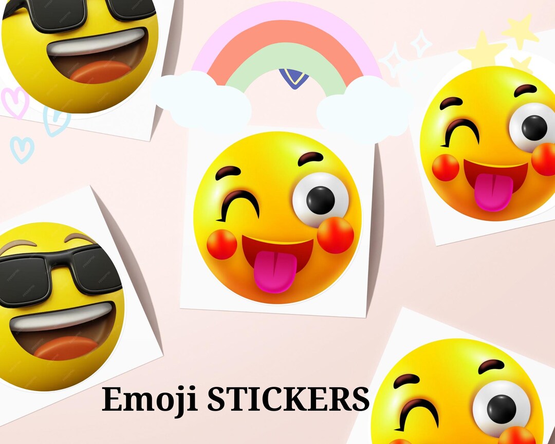 Emoji Stickers Pack for Kids, Teens, and Adults | Fun and Vibrant ...