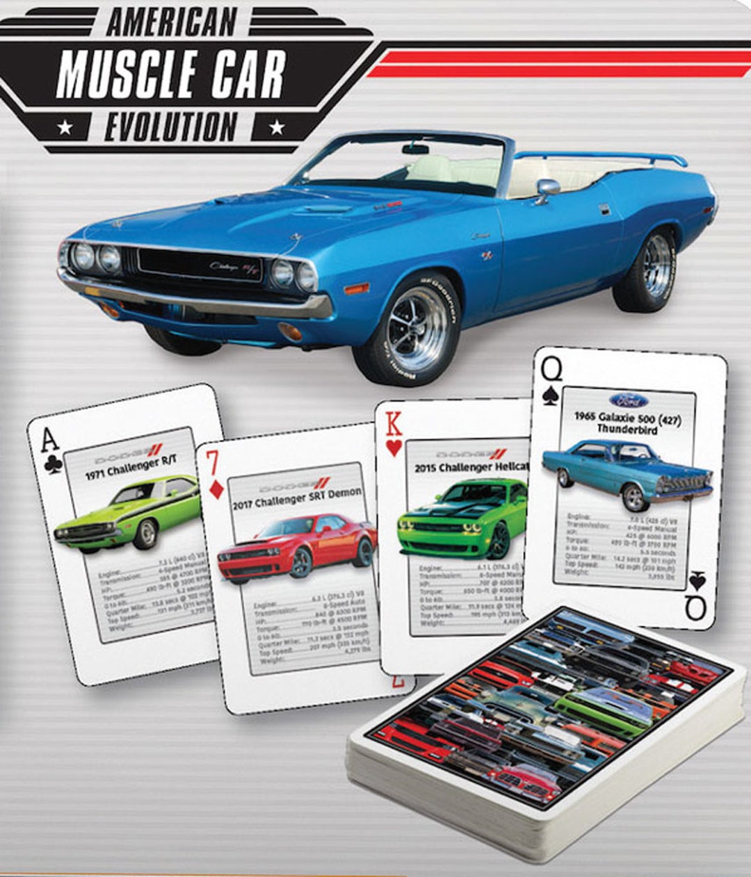 Muscle Cars, 54 Playing Cards, Luxury Playing Cards, Poker Cards ...
