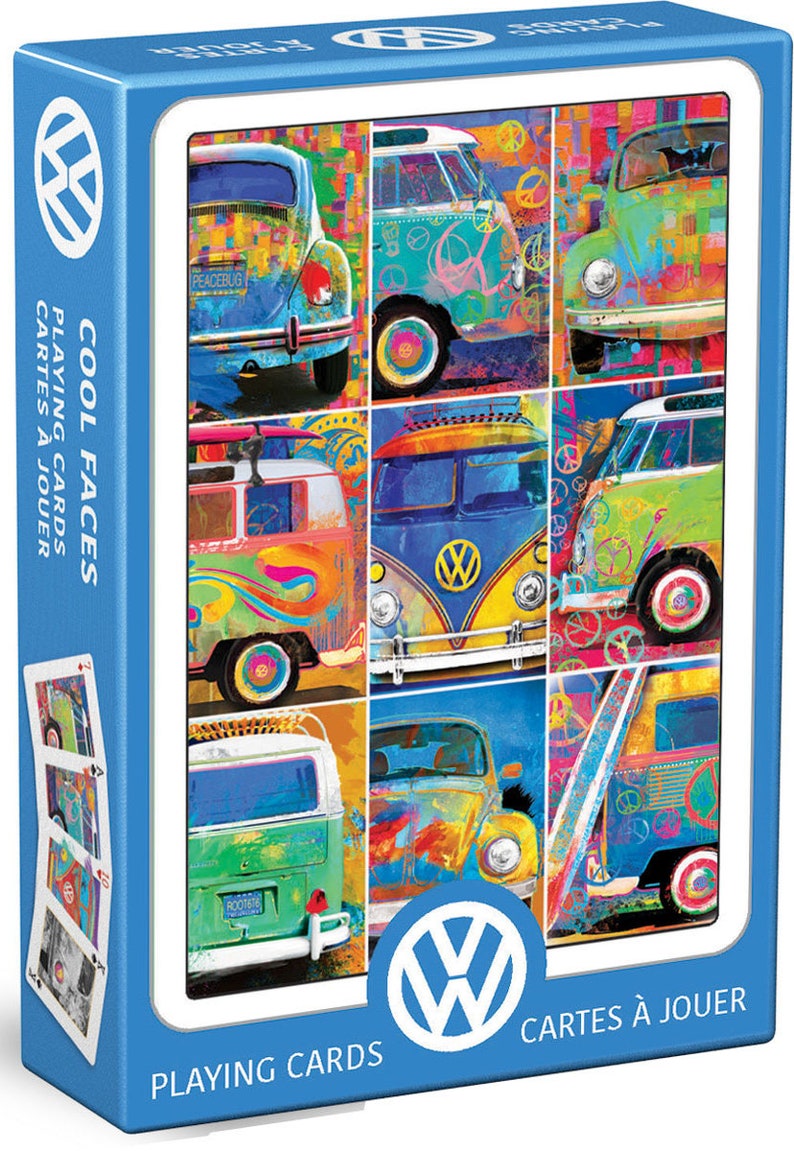 Volkswagen Cool Faces, 54 Playing Cards, Luxury Playing Cards, Poker ...