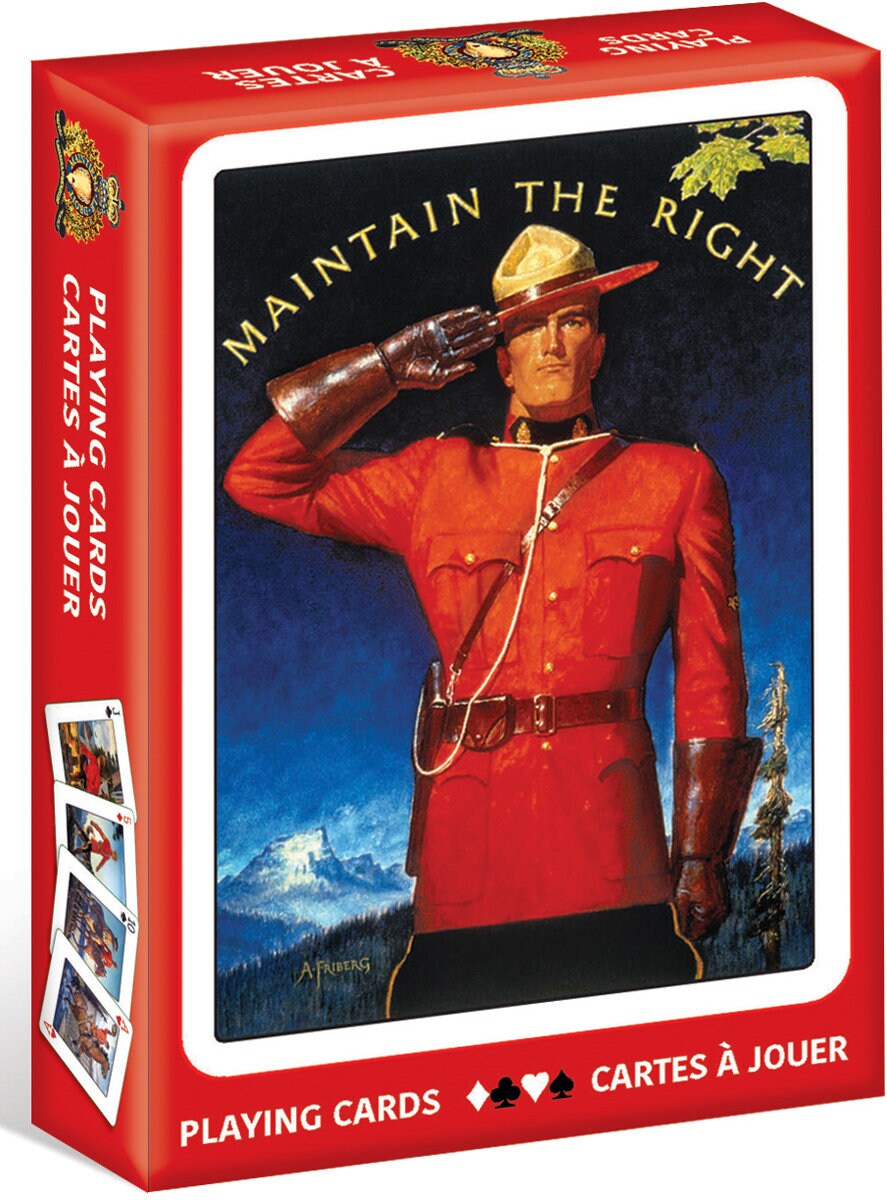 RCMP Royal Canadian Mounted Police, 54 Playing Cards Poker Cards ...