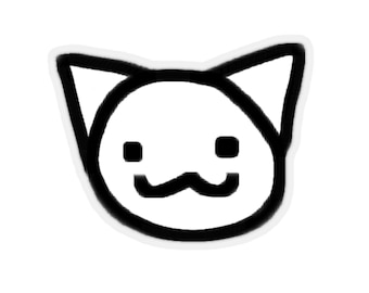 Silly Goofy Grass Fox Poke Sticker Leafeon Inspired - Etsy