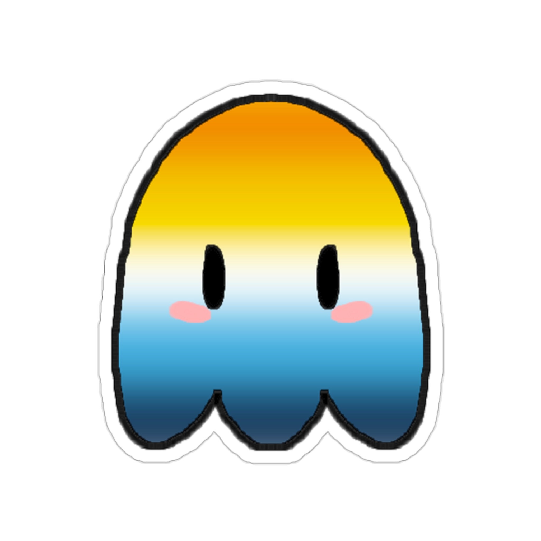 Aroace Ghost Sticker - Etsy