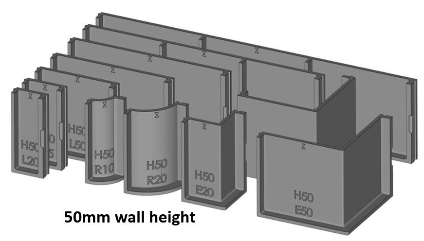 3D Files | Advanced Mold Frame Set | Silicone Mold Makers | Reusable ...