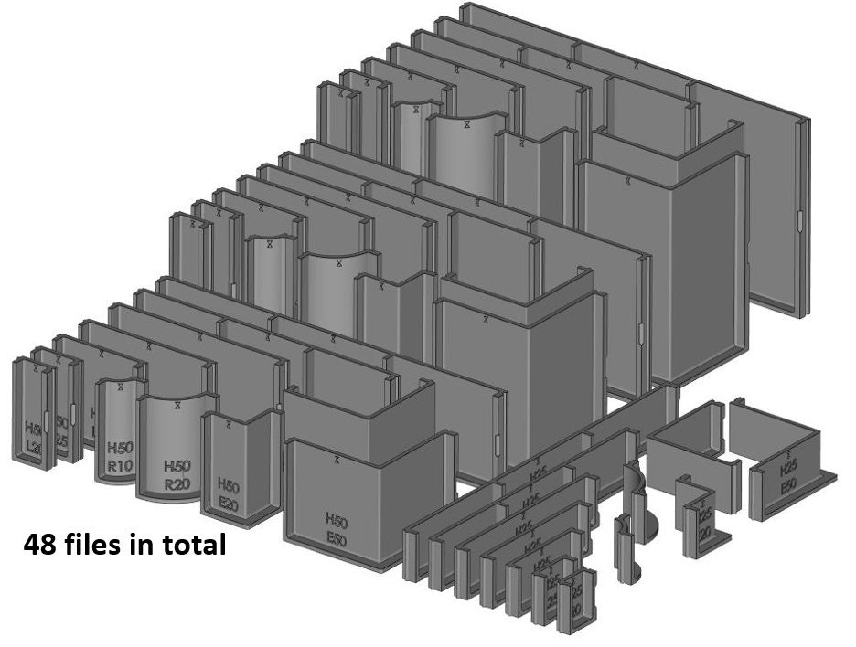 3D Files | Advanced Mold Frame Set | Silicone Mold Makers | Reusable ...