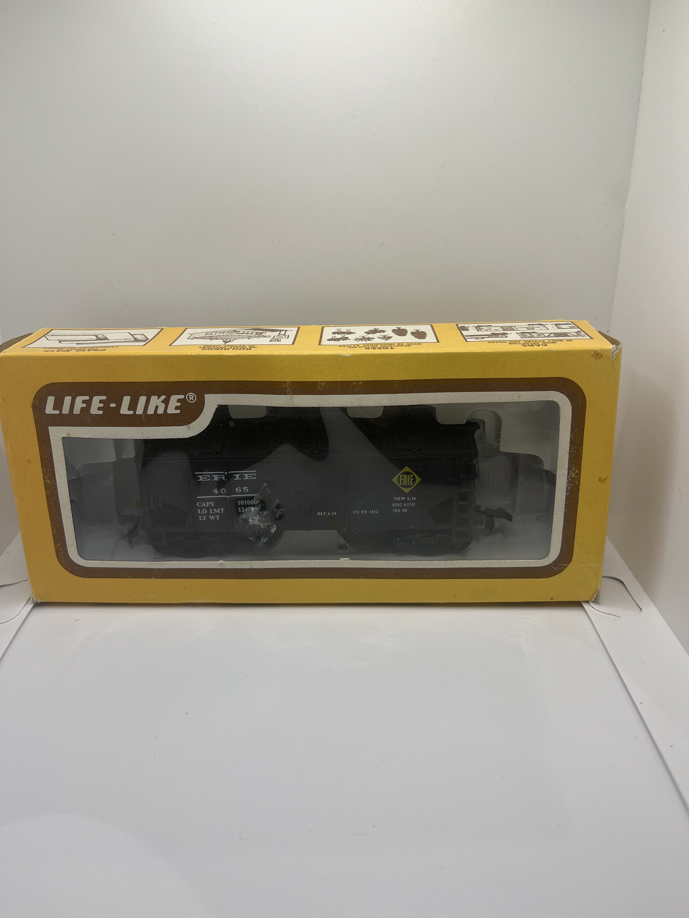 Life-like HO Scale Cement Hopper Car Erie Traincar 8514 - Etsy