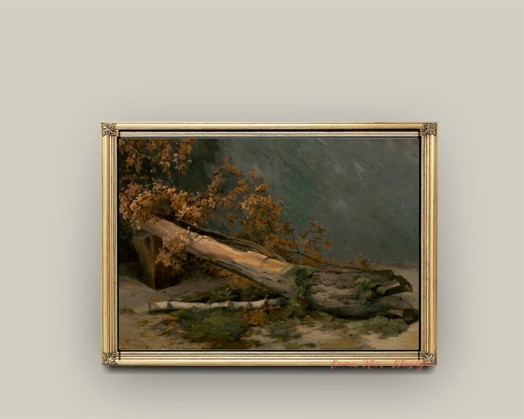 Vintage Print Art Vintage Painting Wall Art Original Artist Instant ...