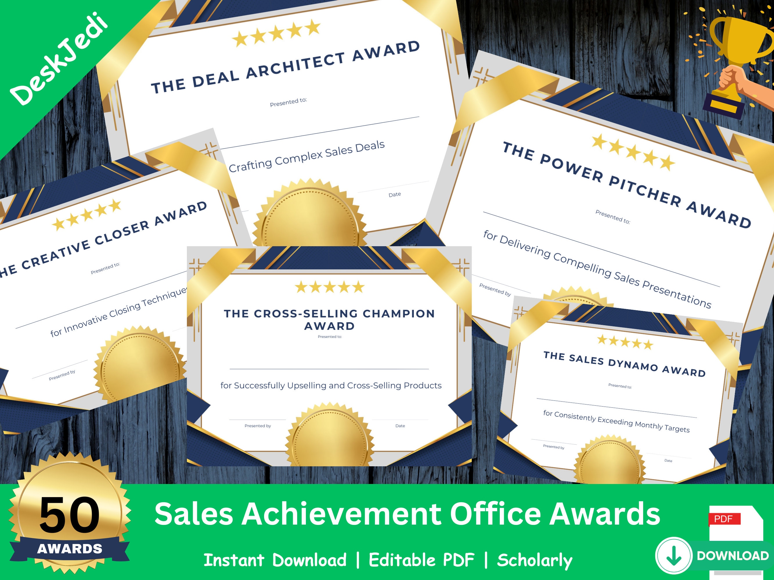 50 Sales Superstar Certificate Awards for Sales, Customer Service ...
