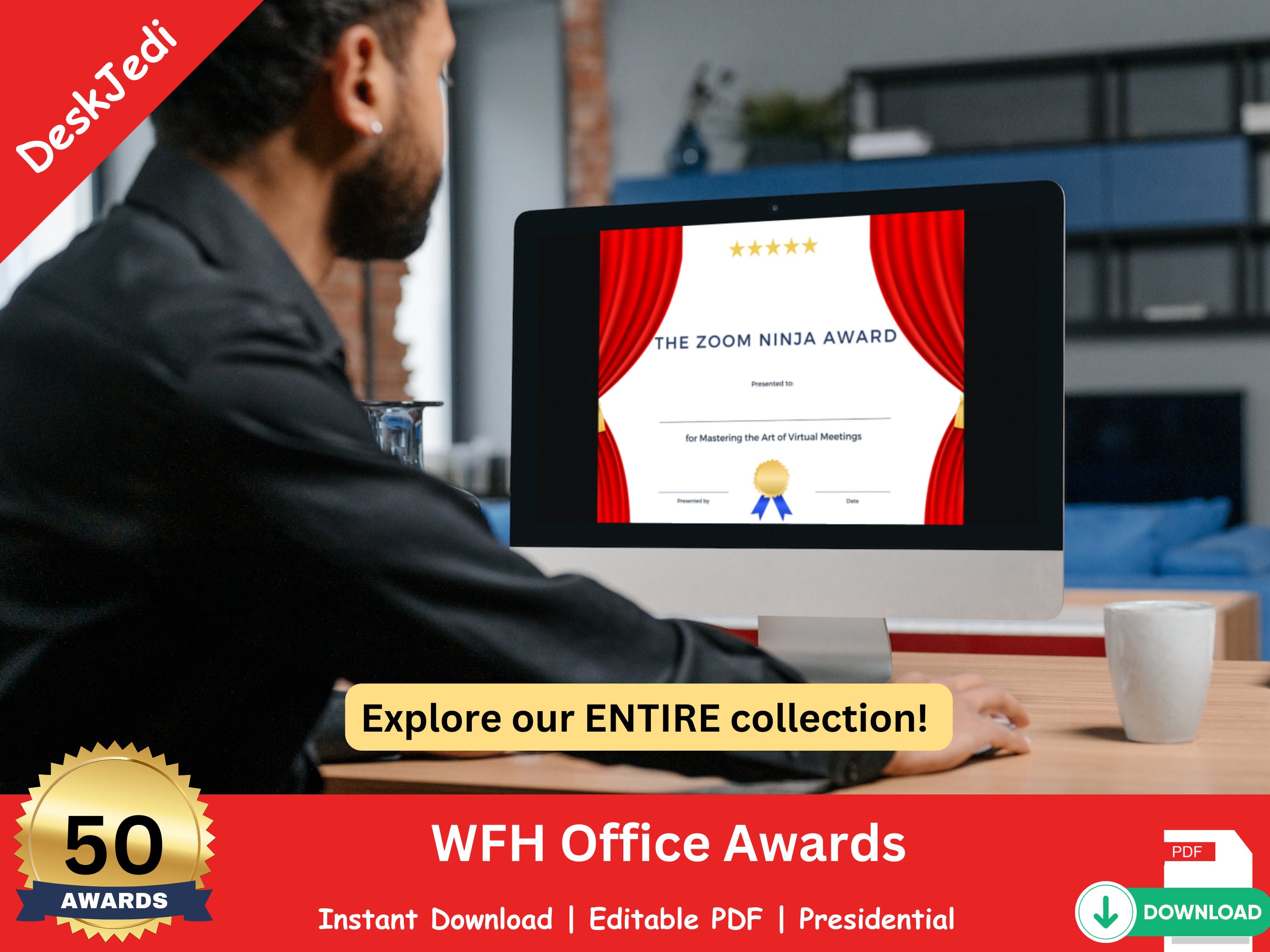 50 Digital WFH Theme Digital Awards | Boost Workplace Morale ...
