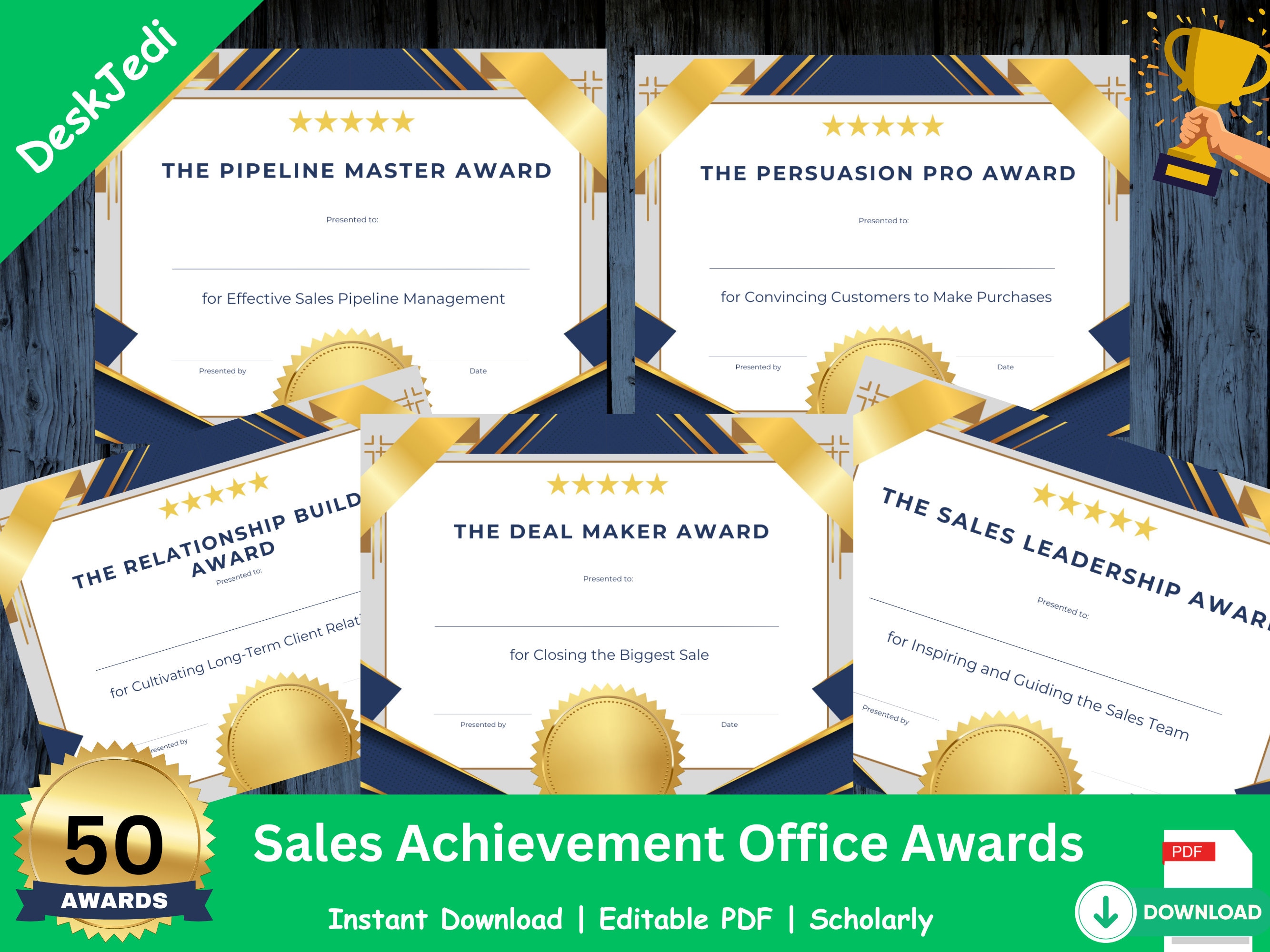50 Sales Superstar Certificate Awards for Sales, Customer Service ...