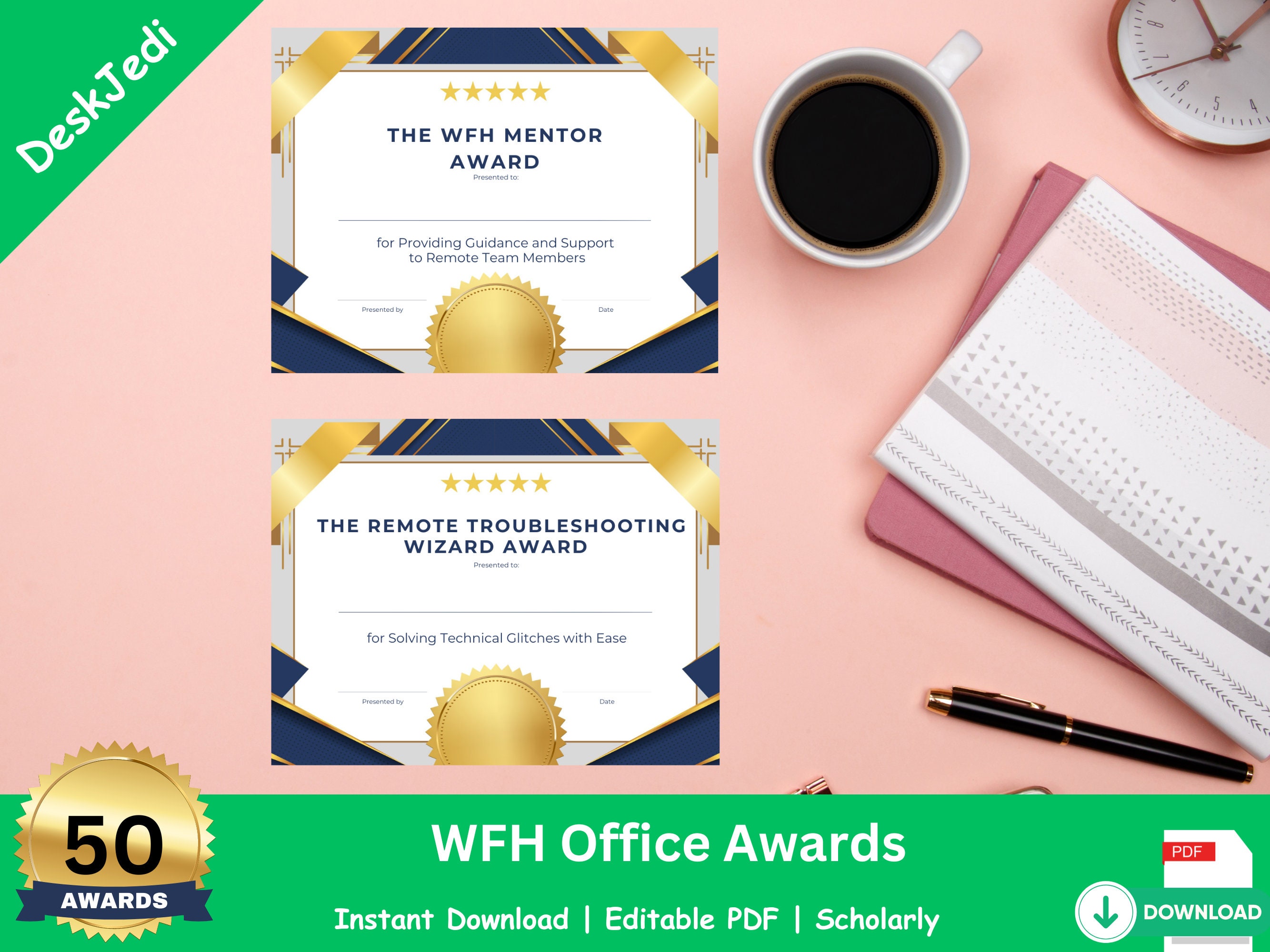 50 WFH Theme Digital Awards | Boost Workplace Morale & Celebrate ...