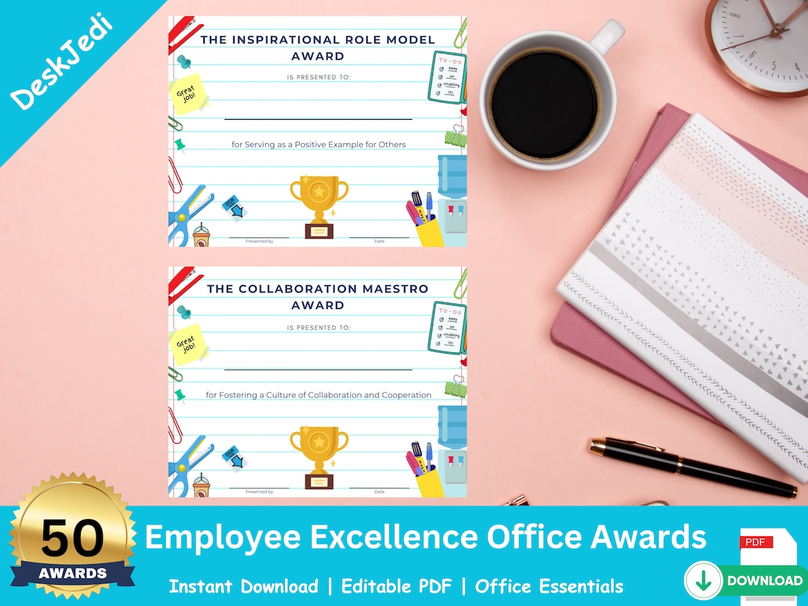 50 Employee Excellence Office Awards Boost Workplace Morale & Celebrate ...
