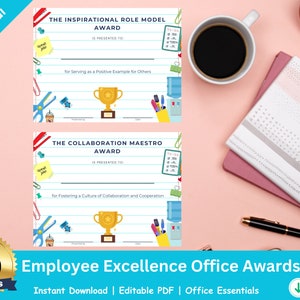 50 Employee Excellence Office Awards | Boost Workplace Morale ...