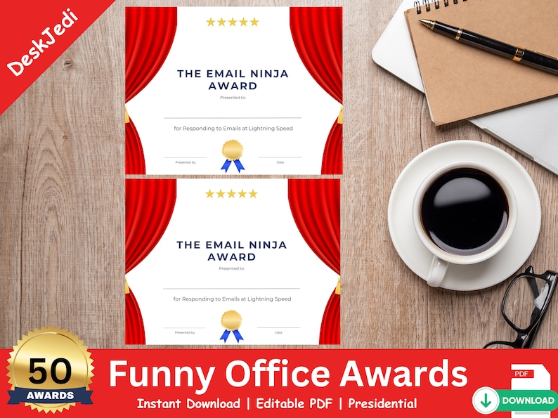 50 Funny Office Awards | Boost Morale and Celebrate Achievements W ...