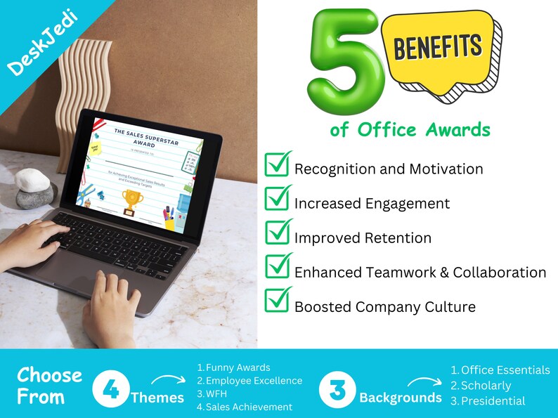 50 Digital WFH Theme Digital Awards | Boost Workplace Morale ...