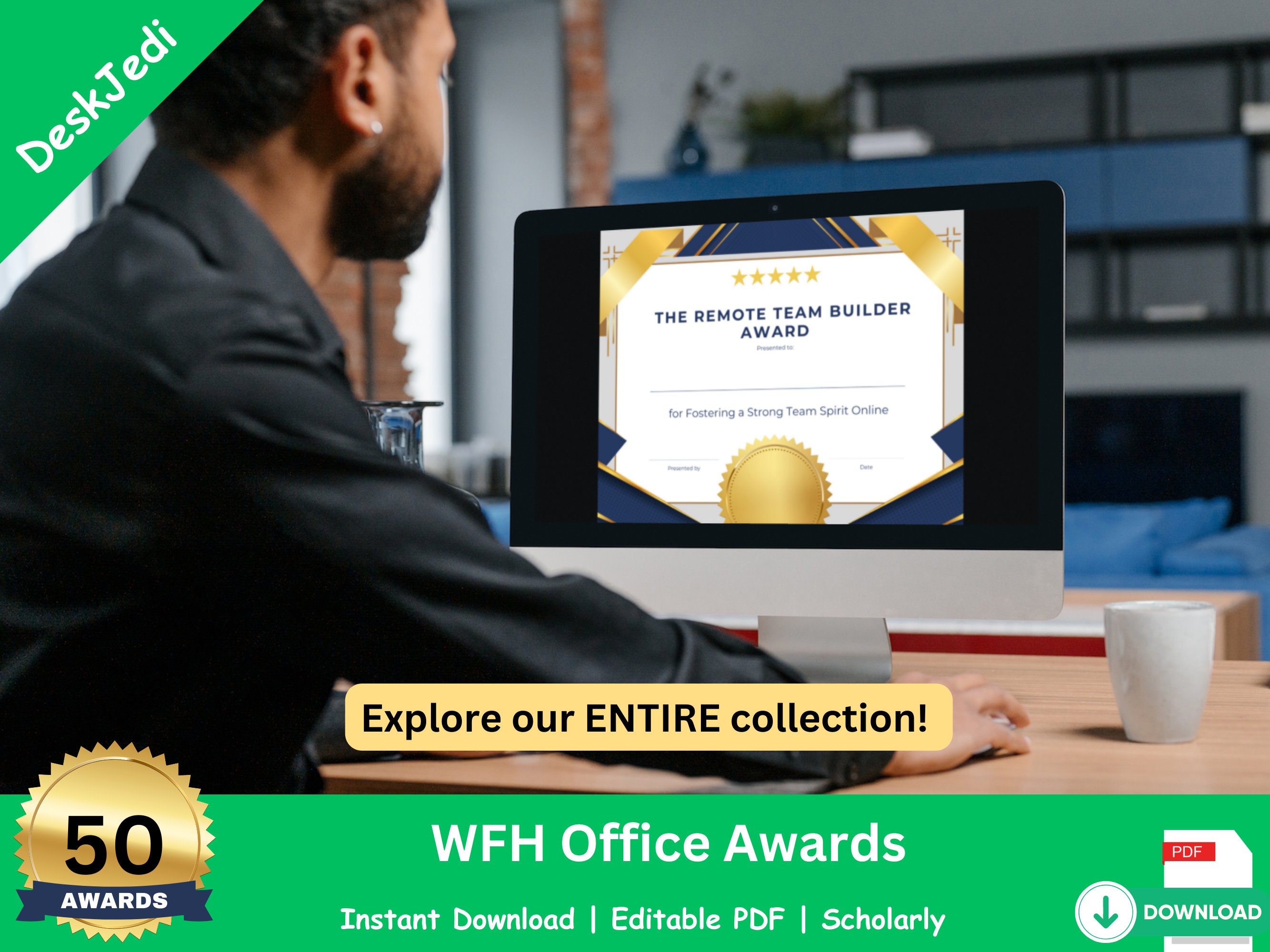 50 Digital WFH Theme Digital Awards | Boost Workplace Morale ...