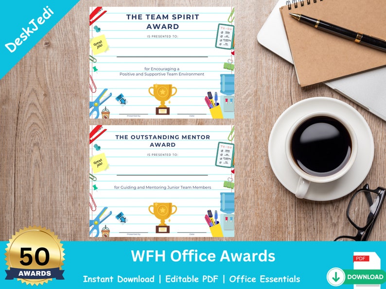 50 WFH Theme Digital Awards | Boost Workplace Morale & Celebrate ...