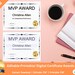 8 Editable Certificate Award Templates for Work or School - Etsy