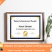 8 Editable Certificate Award Templates for Work or School - Etsy