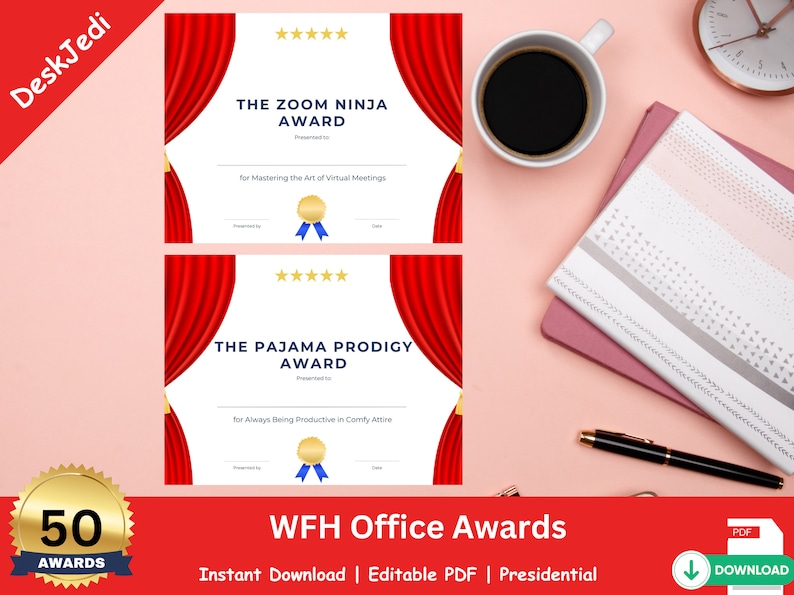 50 Digital WFH Theme Digital Awards | Boost Workplace Morale ...