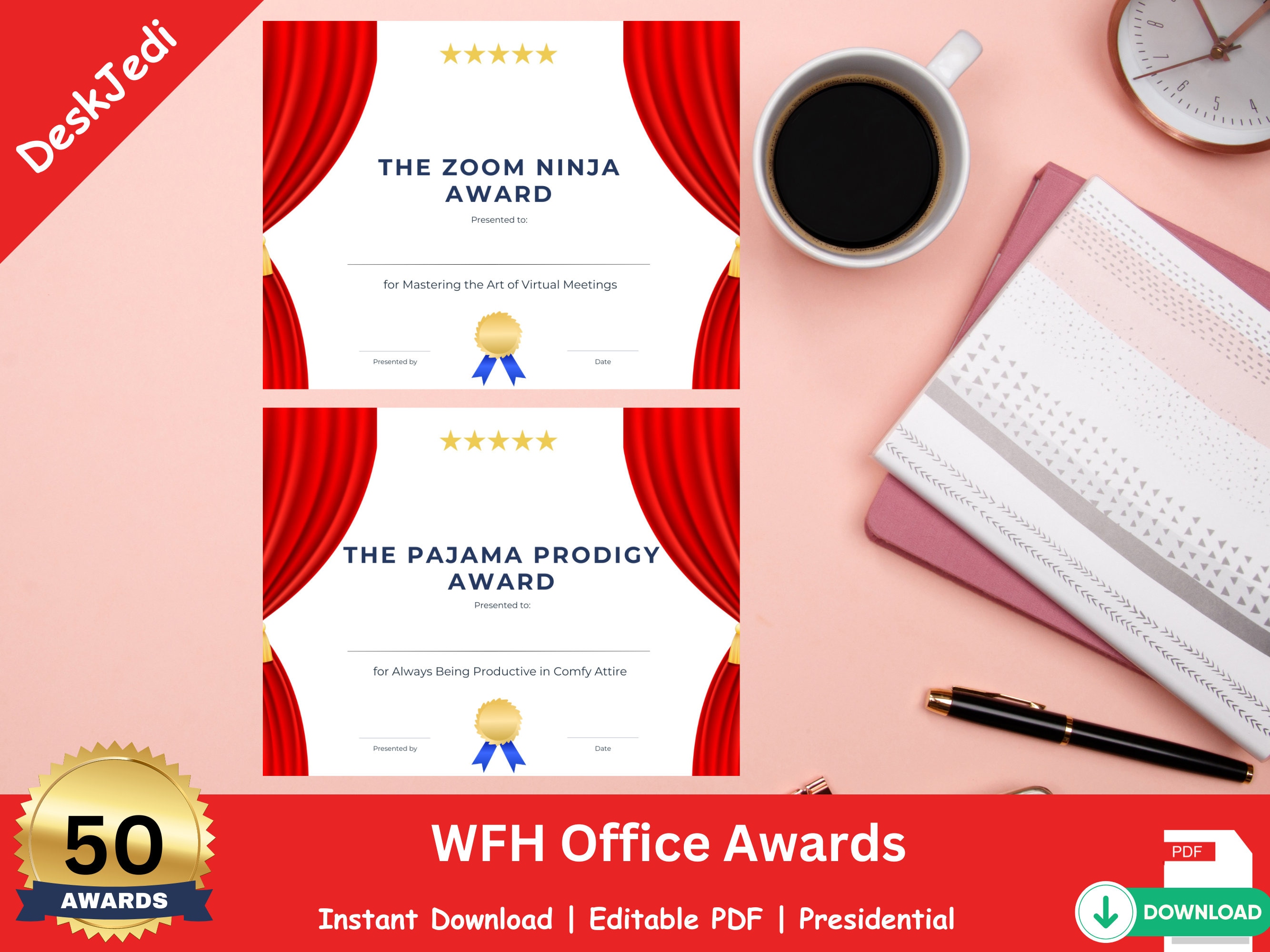 50 Digital WFH Theme Digital Awards | Boost Workplace Morale ...